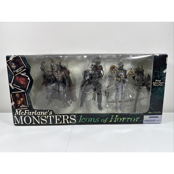 Toys | Mcfarlanes Monsters Icons Of Horror Figures 3 Pack | Poshmark